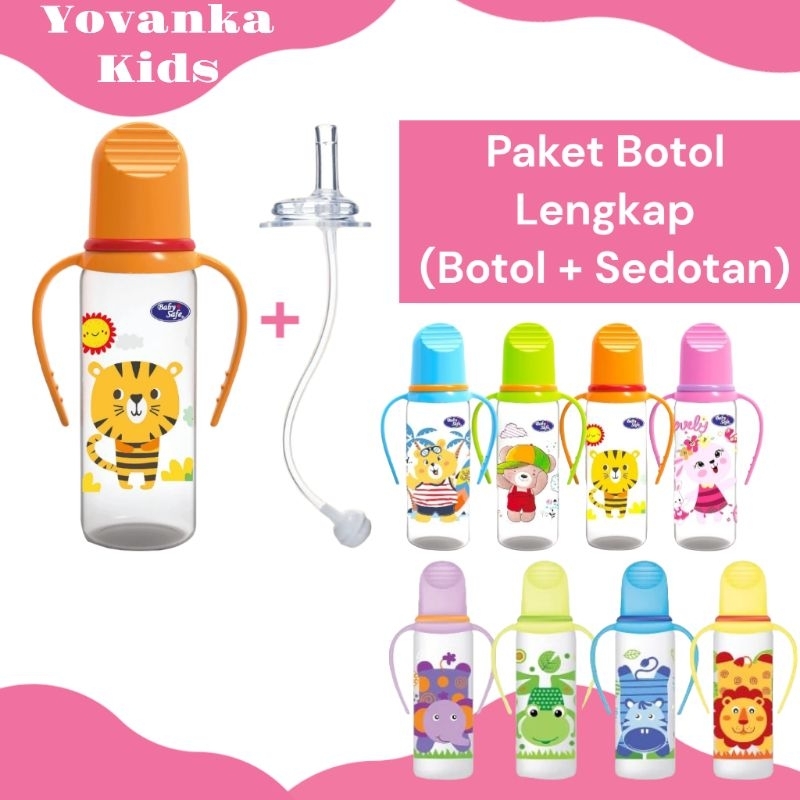 Jual Paket Lengkap Botol Susu Slim+Botol+Nipple+Gagang+Sedotan Straw ...