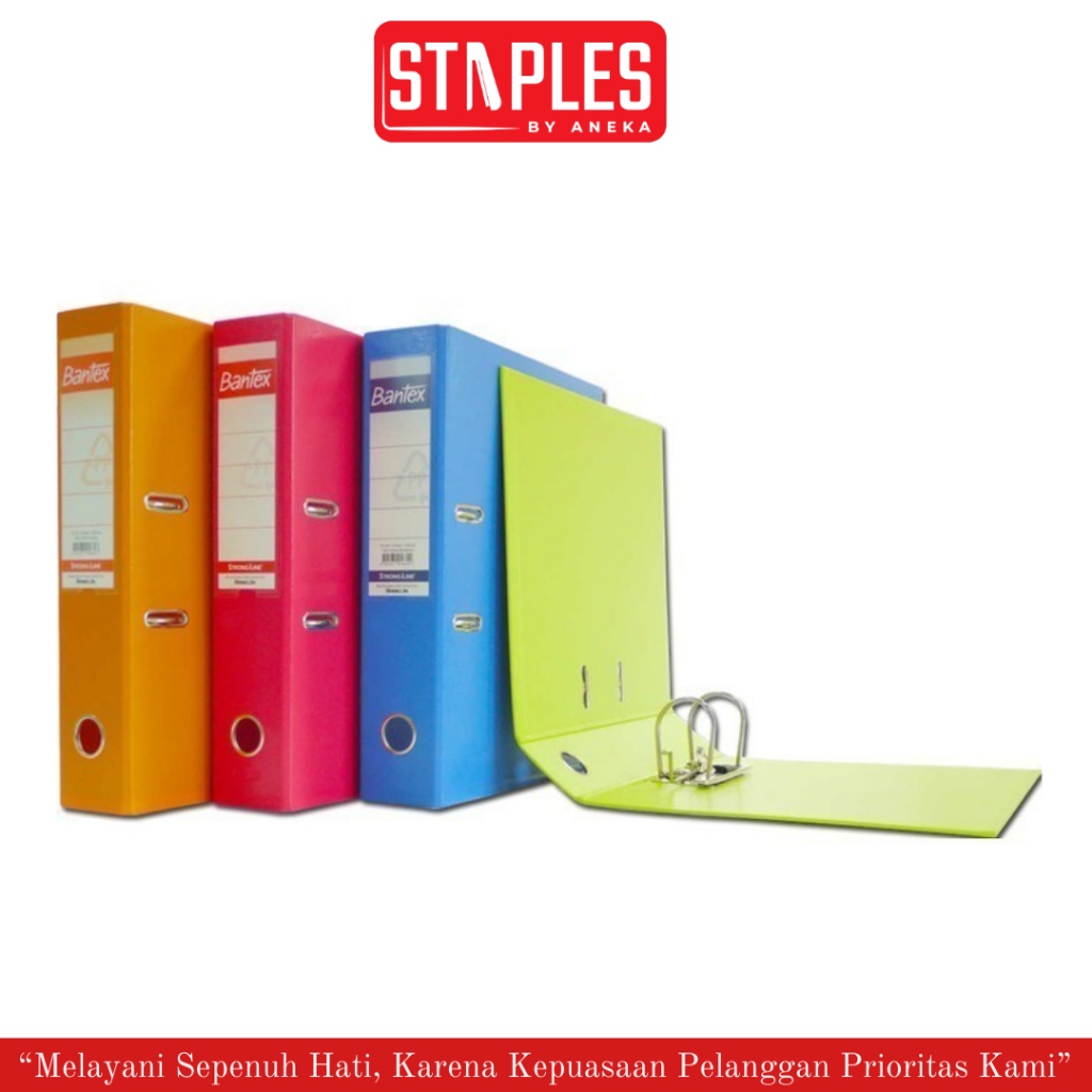 Jual Bantex Ordner Folio / Ordner F4 1465 Warna / Arsip Dokumen ...