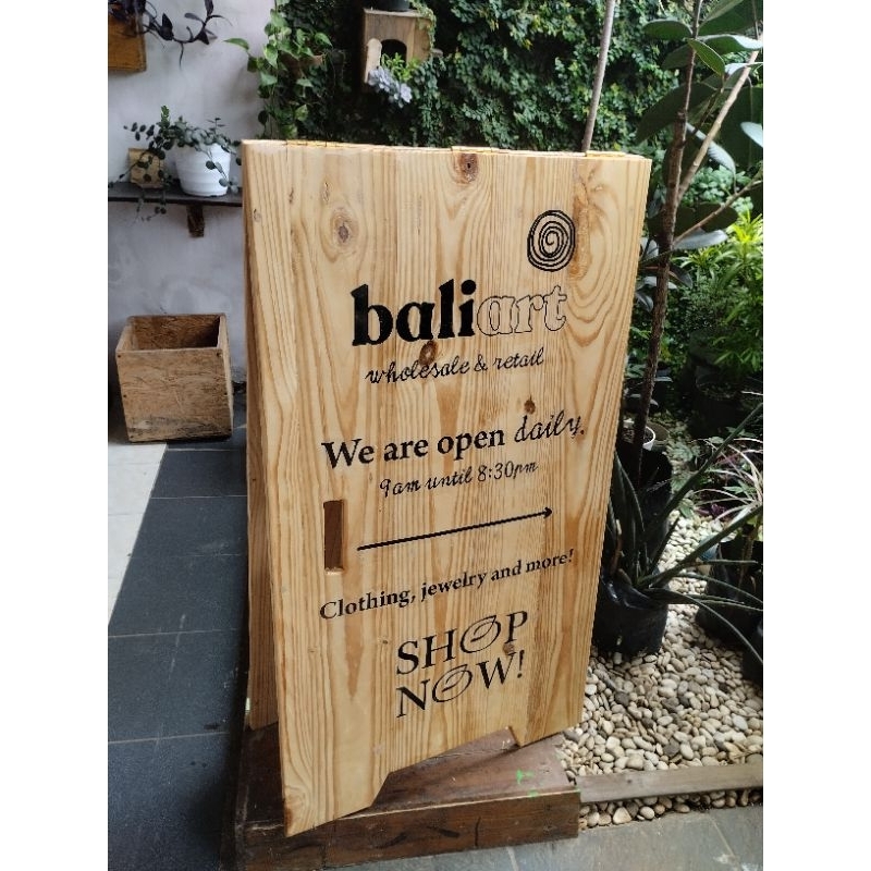 Jual sign board dua sisi | Shopee Indonesia