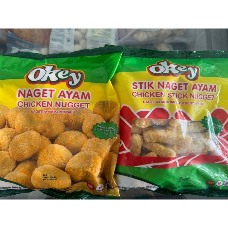 Jual All Varian Okey (Chicken Nugget Stik, Chicken Nugget Koin ...