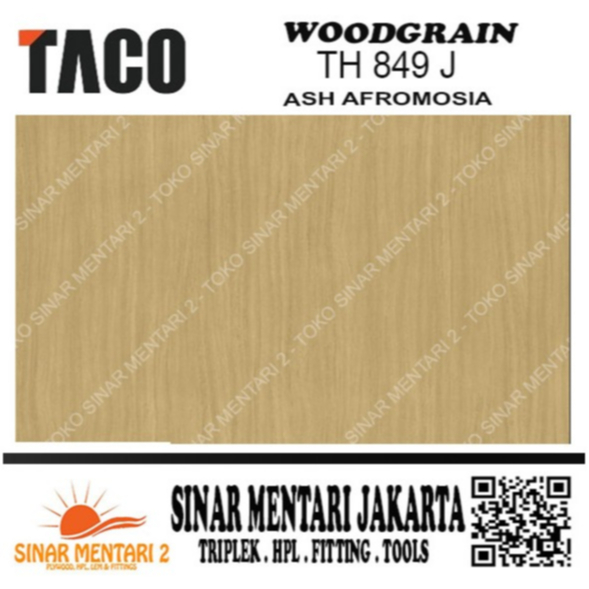 Jual TACO HPL WOODGRAIN TH 849 J ASH AFROMOSIA | Shopee Indonesia