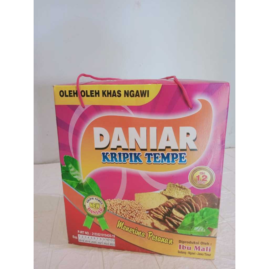 Jual KERIPIK TEMPE DANIAR ASLI NGAWI KERIPIK TEMPE PALING ENAK, RENYAH ...