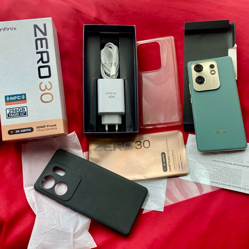 Jual infinix zero 30 layar edge ram 8 / 256 resmi fullset original ...