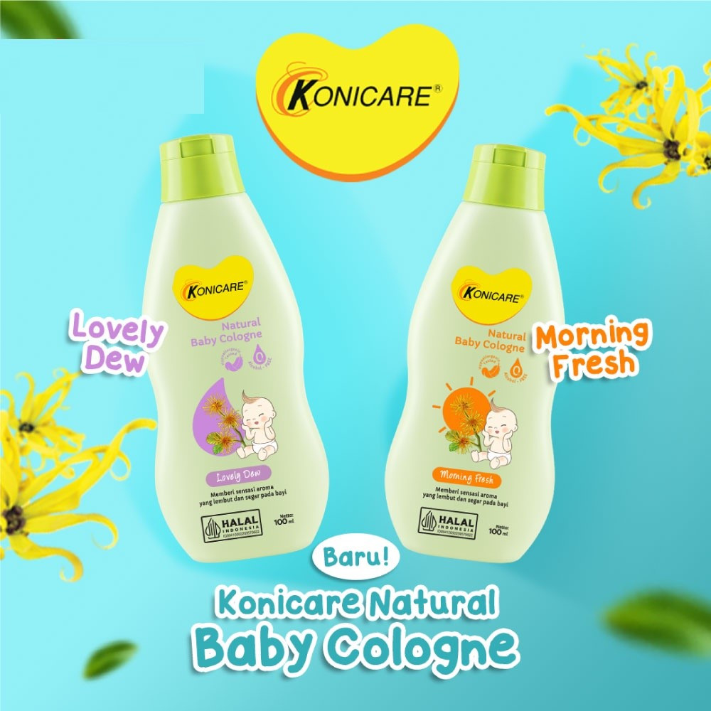 Jual Konicare Natural Baby Cologne Morning Fresh / Lovely Dew 100 ml ...