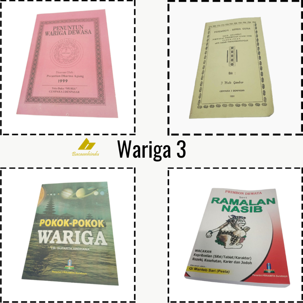 Jual Buku Wariga 3 Penuntun Prembon Serba Guna Pokok Ramalan Nasib ...