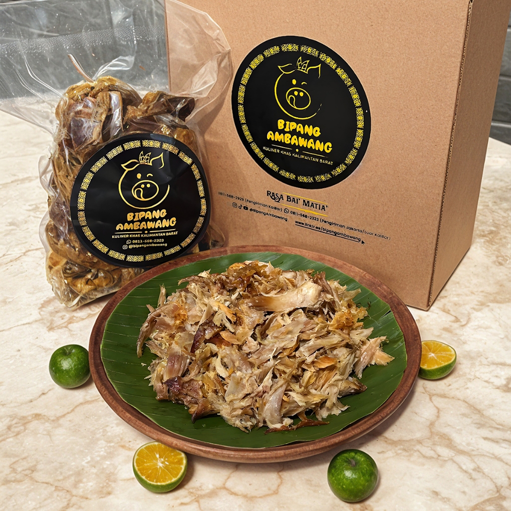 Jual Daging Babi Panggang Suwir khas Kalimantan Barat dari Bipang ...