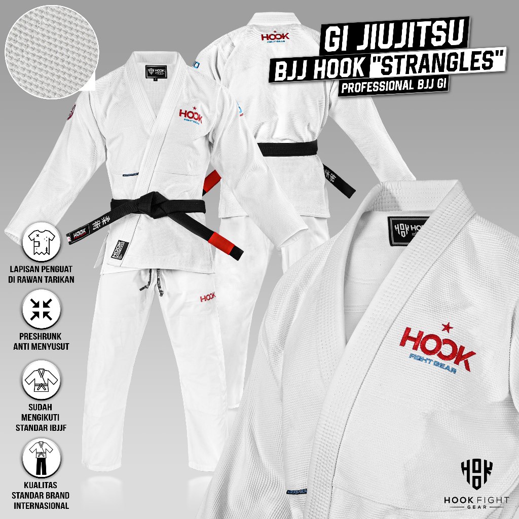 Jual Gi Jiujitsu BJJ Hook Baju Bjj Gi Bjj Gi Jujitsu Gi Jiu Jitsu Gi ...