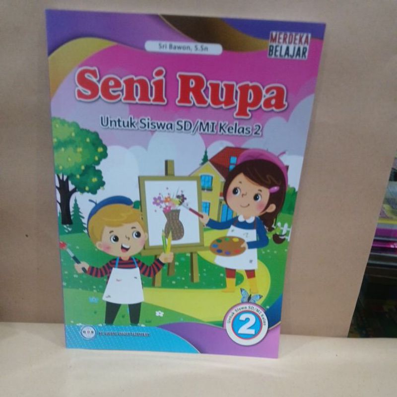 Jual Buku paket seni rupa untuk siswa sd/ mi kelas 2 kurikulum merdeka 2023. | Shopee Indonesia