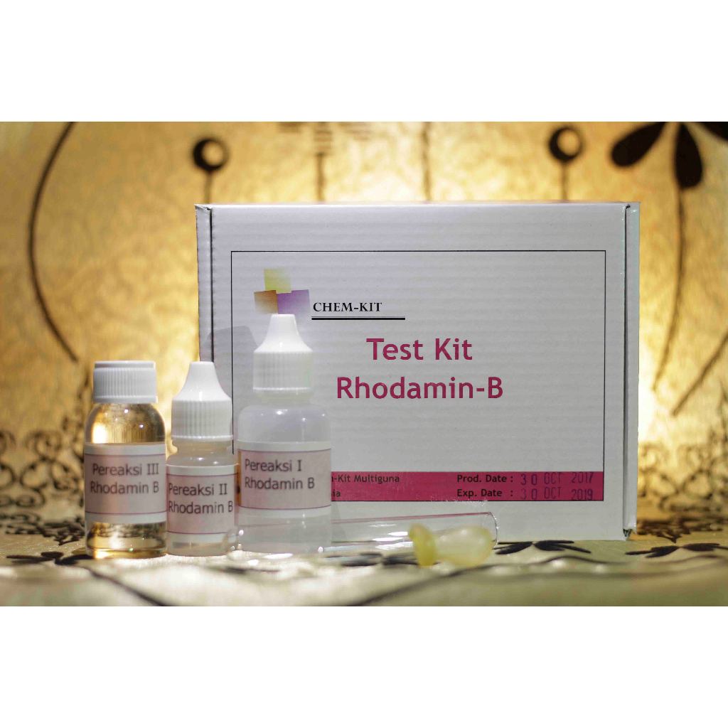 Jual Alat Test Kit Uji Rhodamin B Chemkit | Tes Makanan Akurat ( Pabrik ...