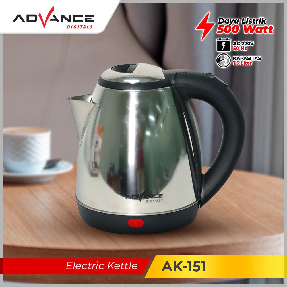 Jual Advance Teko Listrik AK-151 Kapasitas 1.5 Liter / Electric Kettle ...