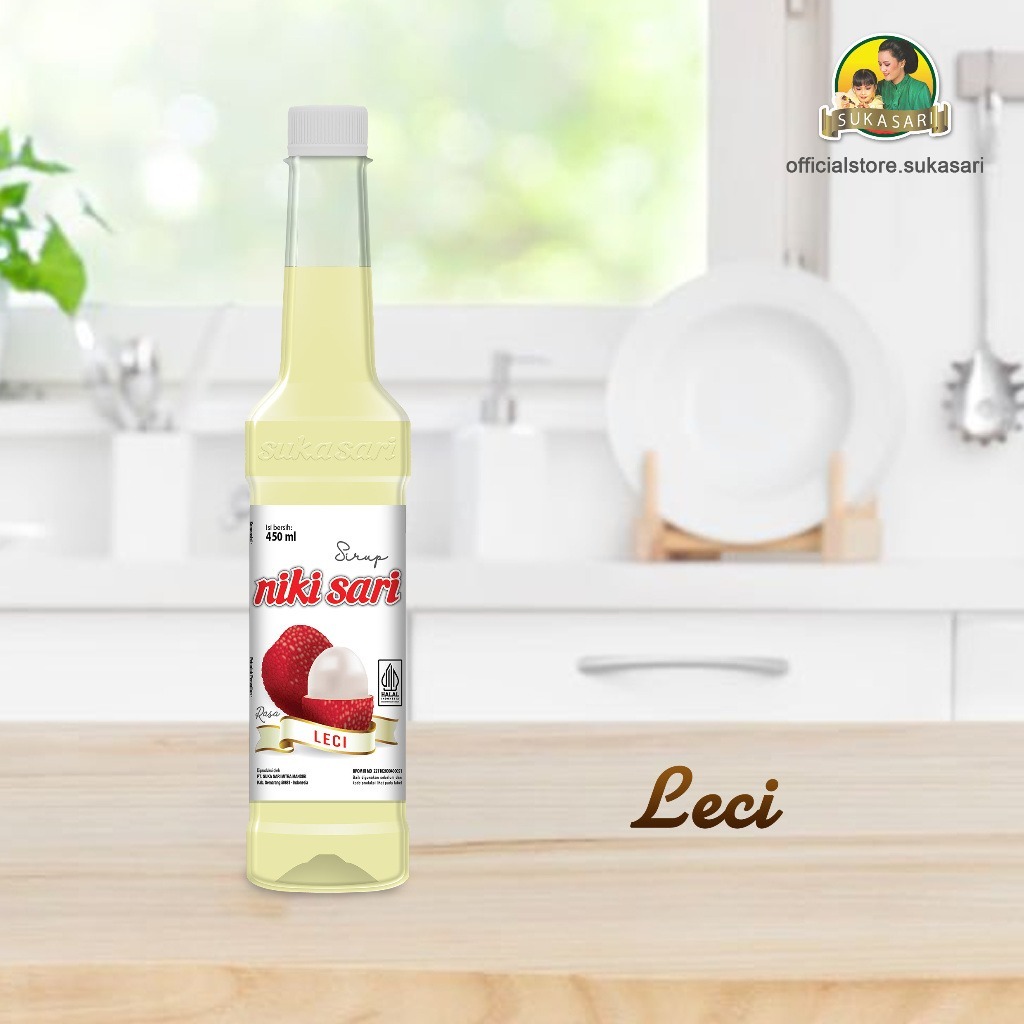 Jual Nikisari Syrup Leci 450ml Sirup Sesegar Buah Asli | Shopee Indonesia