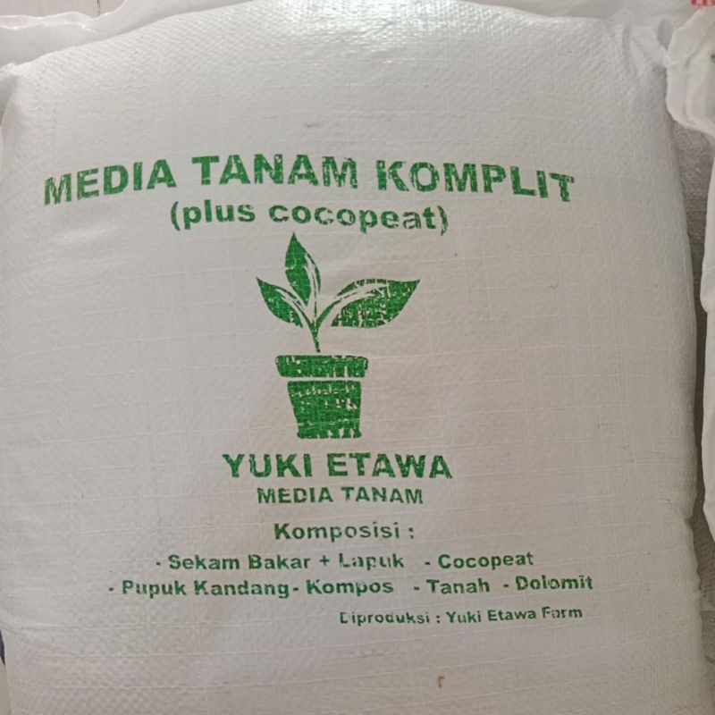 Jual Media Tanam Sayur Buah ukuran karung 25kg | Media Tanam Komplit ...