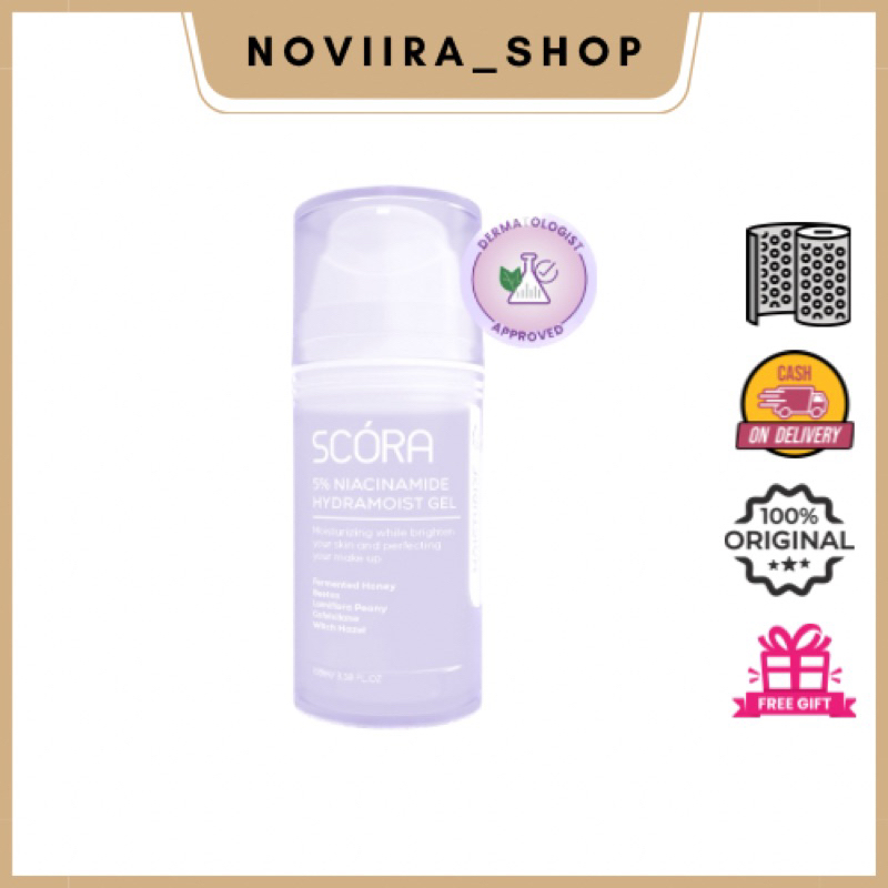 Jual SCORA 5% Niacinamide Hydramoist Gel 100ml Pelembab Wajah yang Mencerahkan Kulit Memperbaiki ...