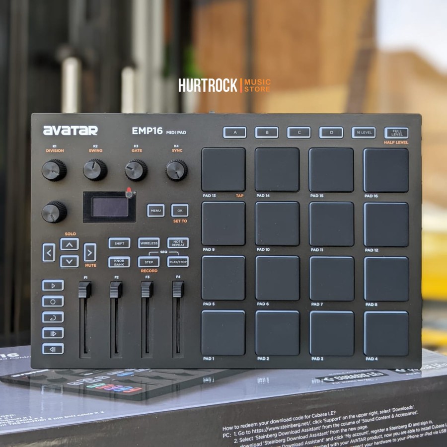 Jual Avatar EMP16 Midi Pad Avatar EMP-16 Drum Pad Launchpad | Shopee ...