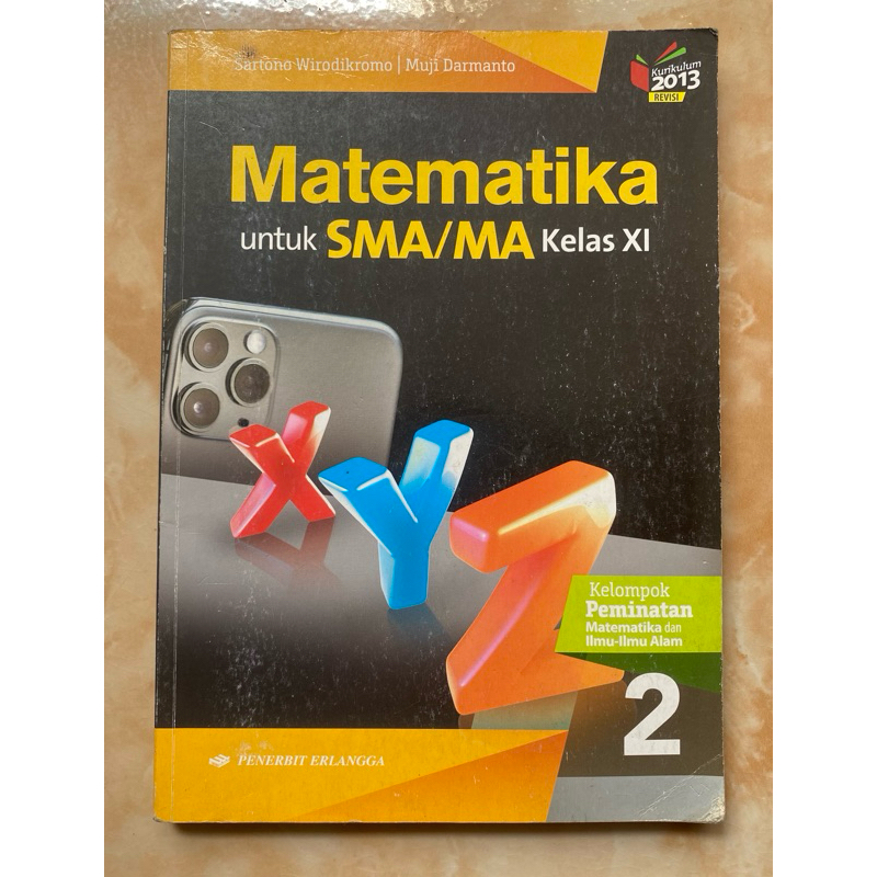 Jual BUKU MATEMATIKA SARTONO SMA KELAS 11 ERLANGGA ORIGINAL | Shopee Indonesia
