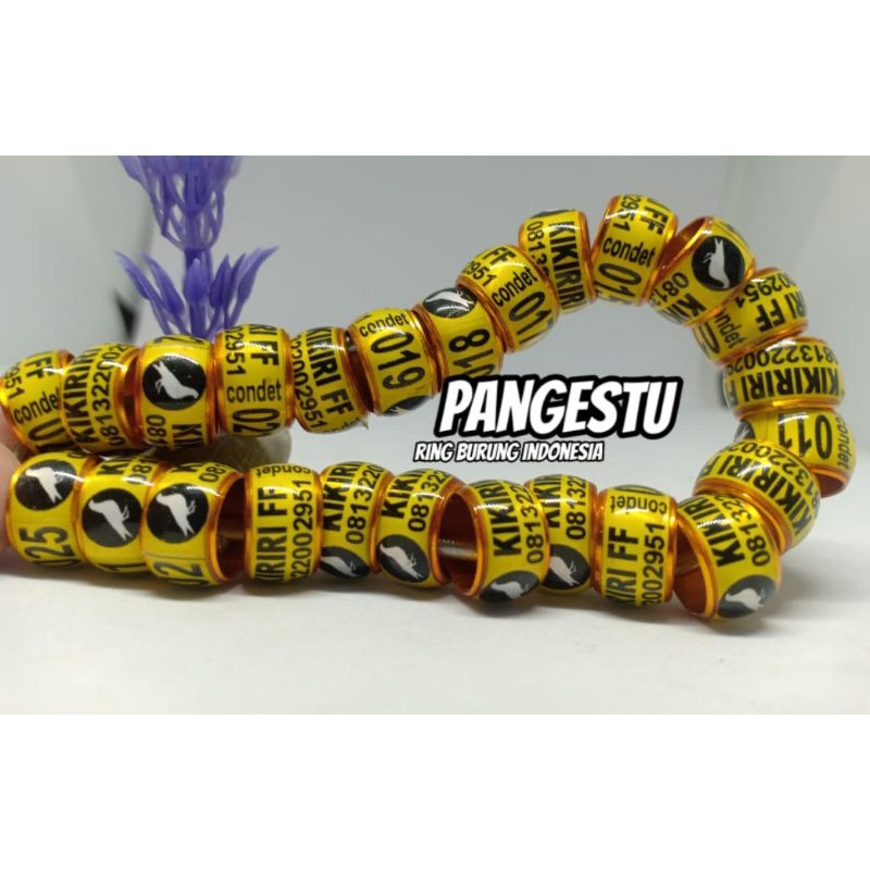 Jual RING MERPATI DEWASA 9 MM DONAT D'PRINTZ EMAS LIS EMAS BISA REKUES ...