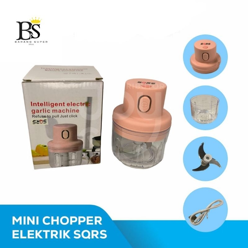 Jual MINI CHOPPER ELEKTRIK TANPA KABEL/BLENDER MINI ELEKTRIK PORTABLE ...