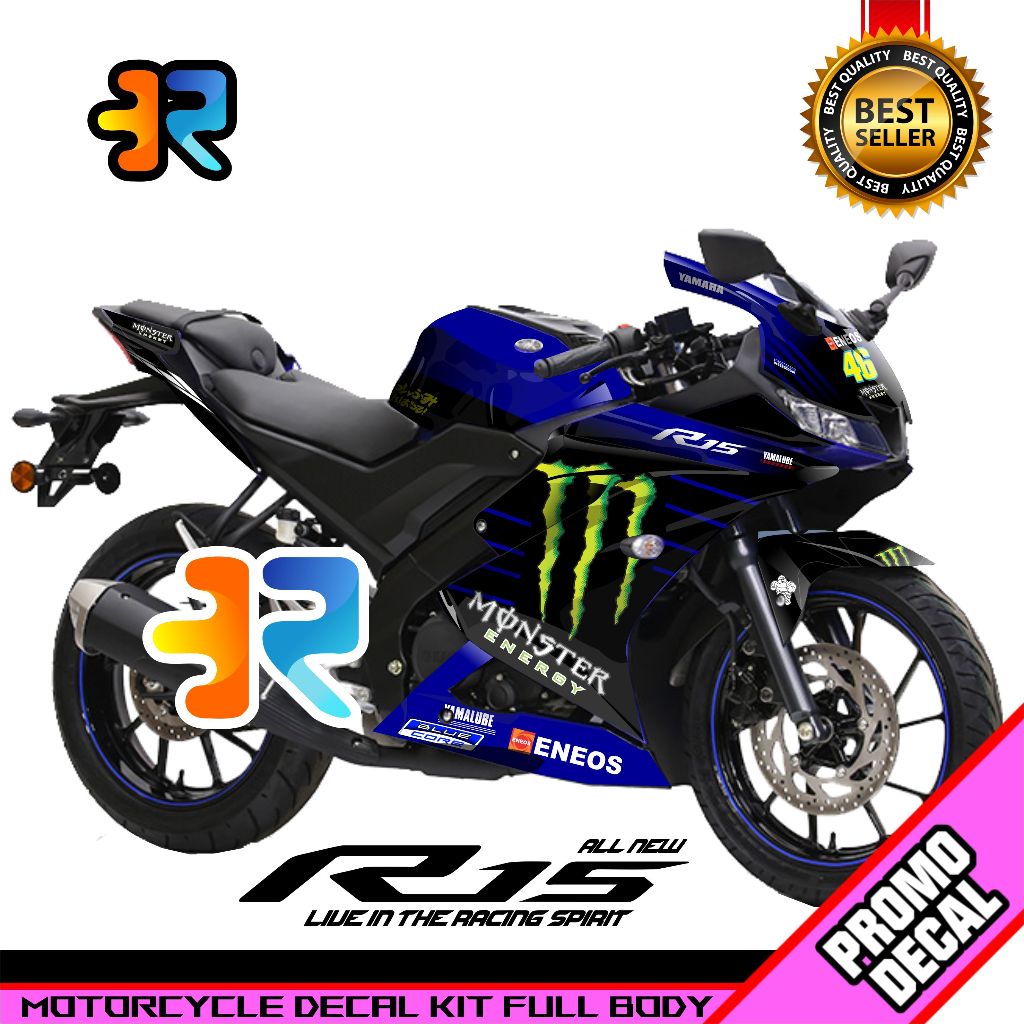 Jual Decal R15 V3 Full Body Variasi Desain MSE | Shopee Indonesia