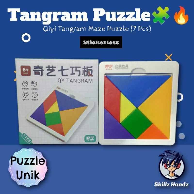 Jual Qiyi Tangram Maze Puzzle (7 pcs) Puzzle Unik | Shopee Indonesia