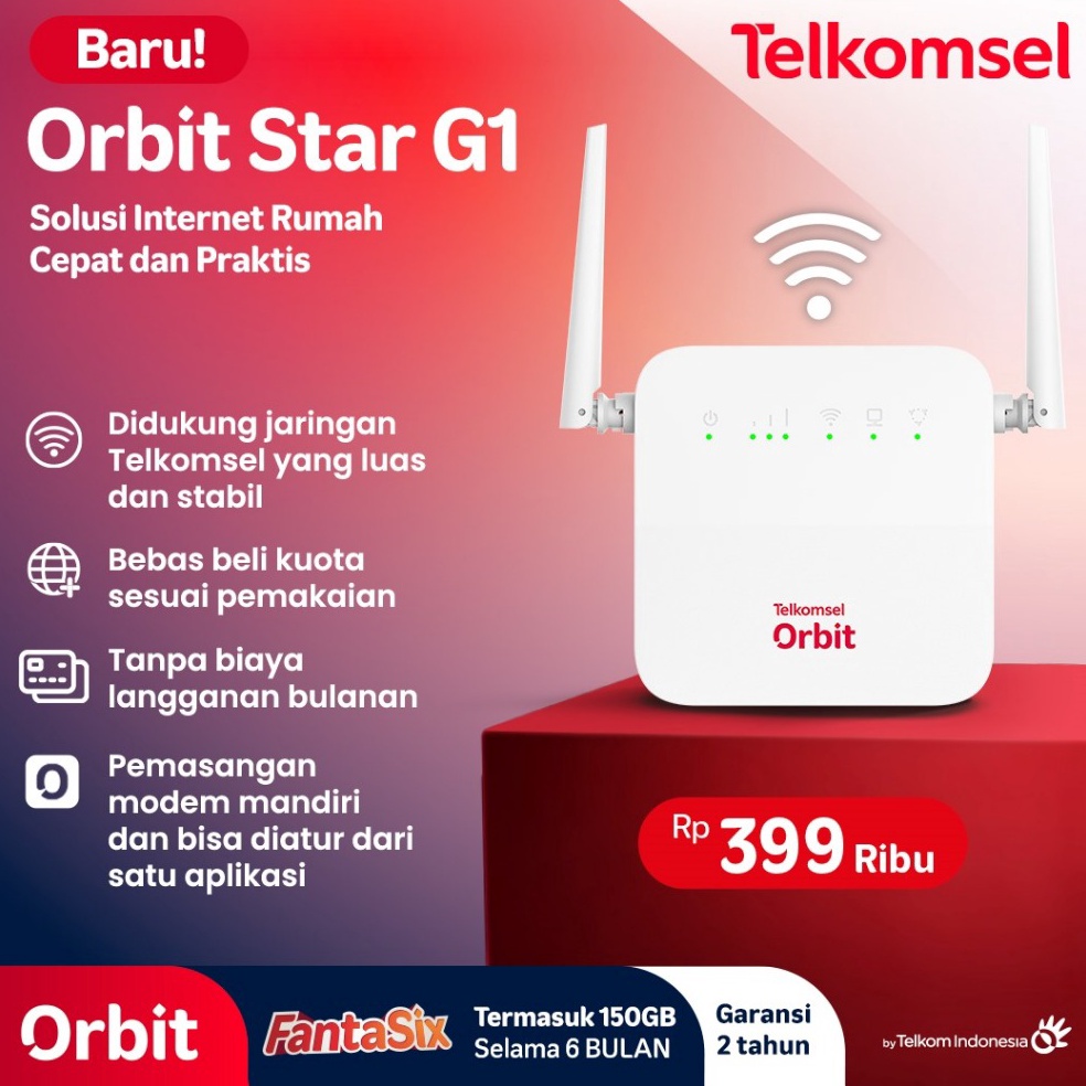 Jual Modem 4G Telkomsel Orbit Star G1 HKM13 High Speed Kartu dan Bonus Kuota 15GB h Q3R7 ...