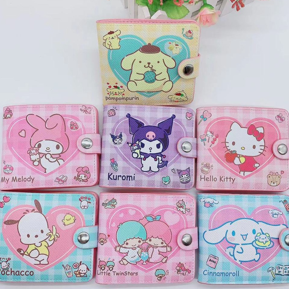 Jual KODE A7M6 Dompet Lipat 2 3 Anak Sanrio Hello Kitty My Melody LTS ...