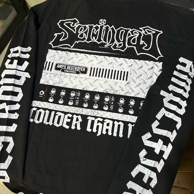 Jual KAOS BAND SERINGAI 'AMPLIFIER' OFFICIAL MERCHANDISE | Shopee Indonesia