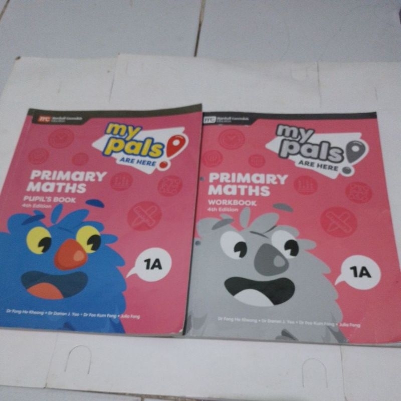 Jual BUKU MY PALS ARE HERE PRIMARY MATHS 1A PUPIL'S BOOK WORKBOOK 4TH ...