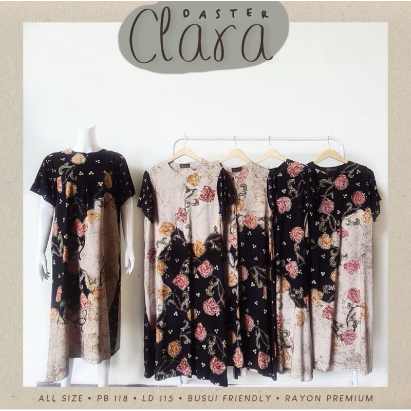Jual CAMELLIA BOUTIQUE 99 - DASTER MONOCHROME CLARA | Shopee Indonesia