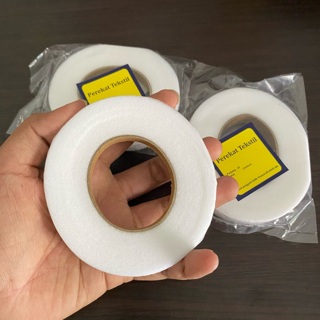 Jual Visofix Lokal Perekat Tekstil Pengganti Lem 2 Sisi Sum Merekatkan ...