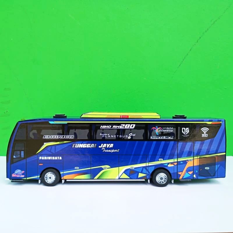 Jual Miniatur Bus JEDHA JET BUS 5 Tunggal Jaya Terbaru Bus Basuri ...