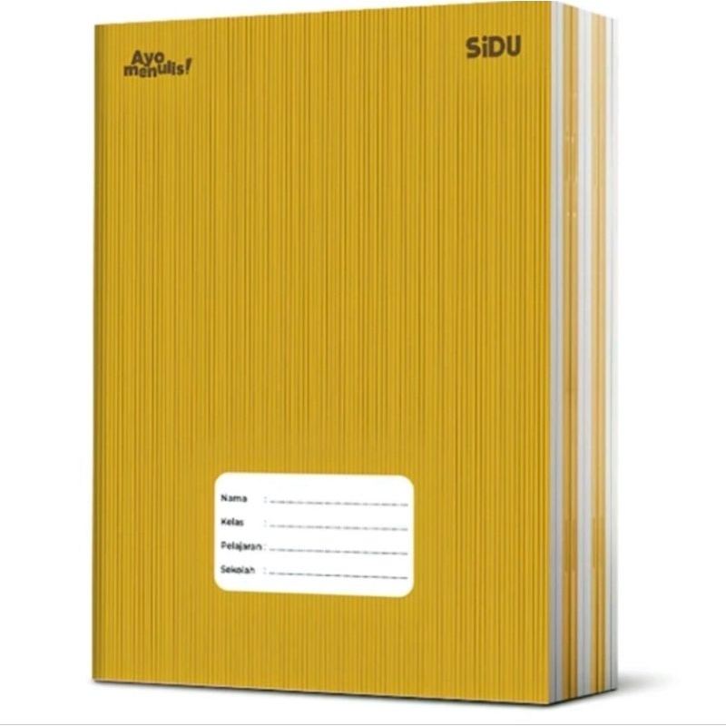Jual BUKU TULIS SIDU SAMPUL COKLAT KRAFT ISI 40 & 60 LEMBAR 1 PACK 10 ...