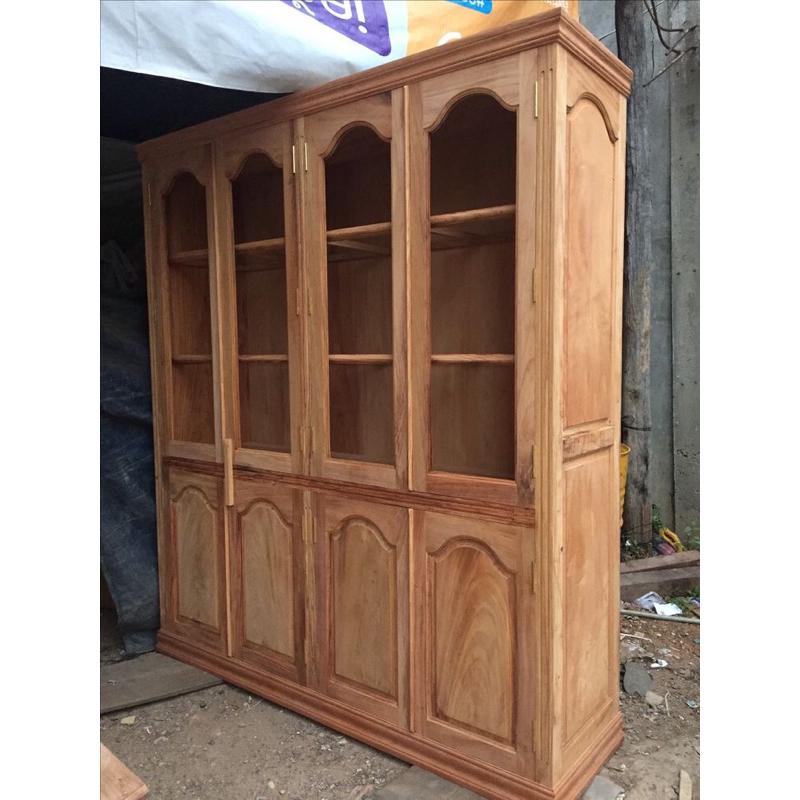 Jual Lemari Pajangan Perabotan Jati Minimalis Lemari Penyekat Ruangan ...