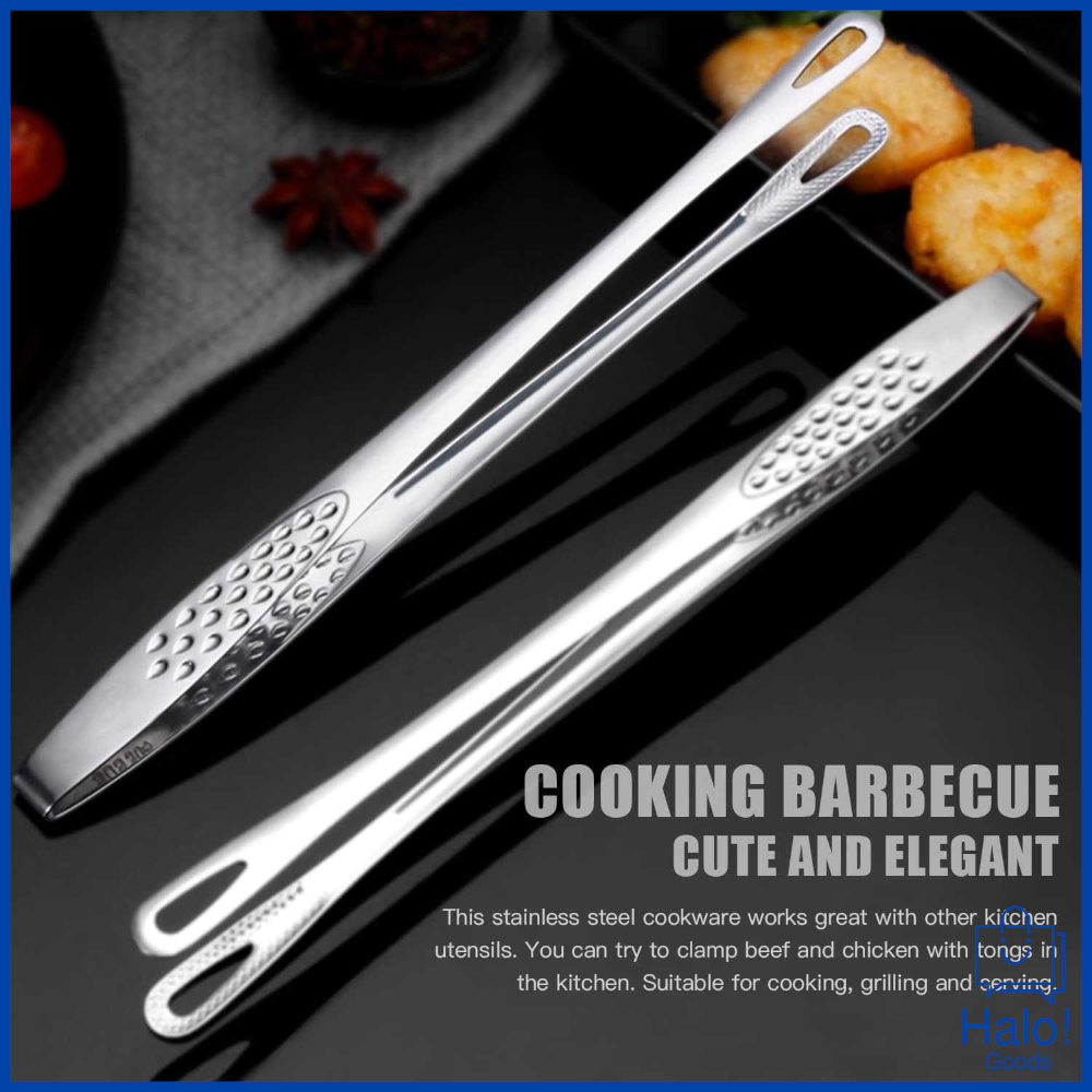 Jual Capit Makanan Daging Korean BBQ Steak Clip Stainless Steel 28 cm ...