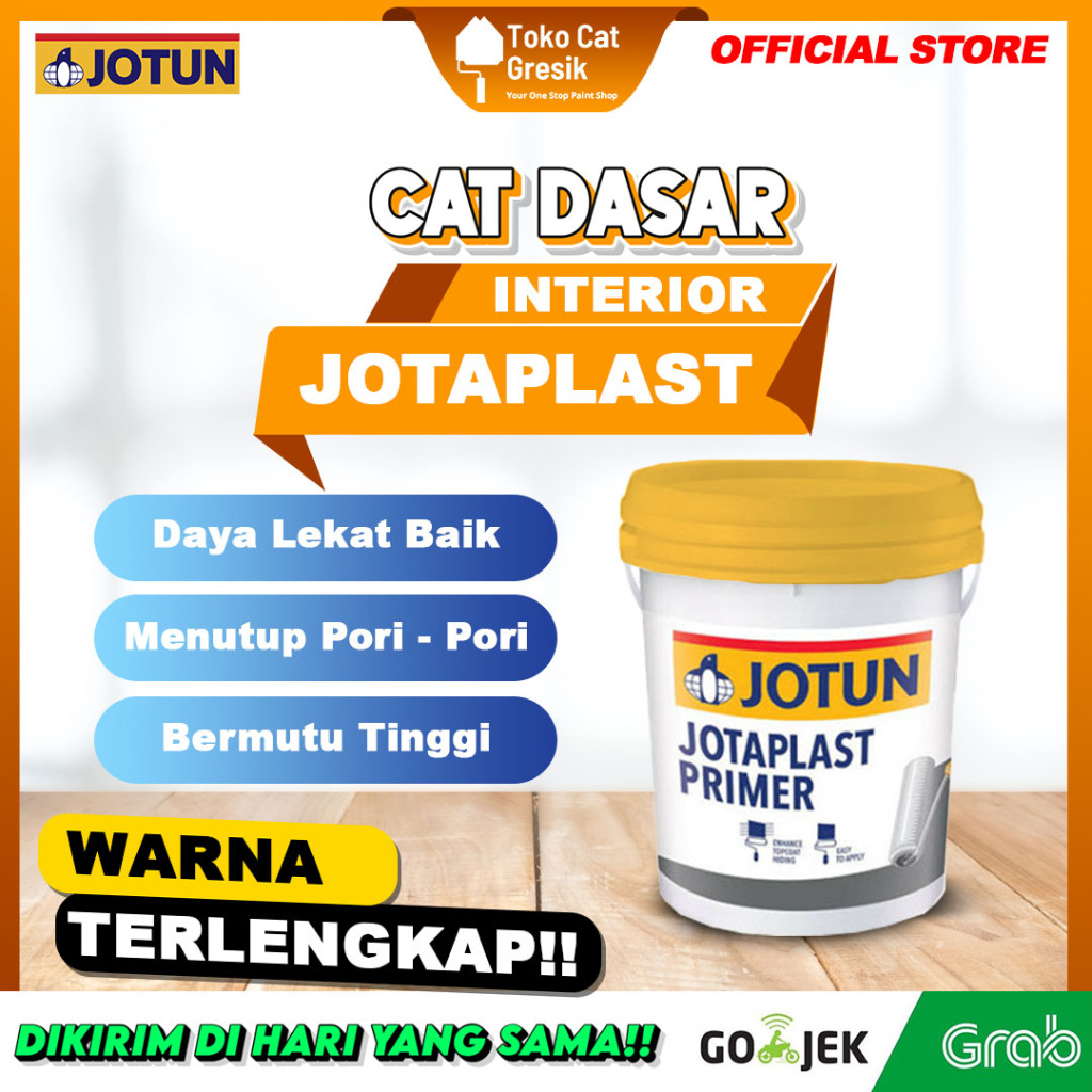 Jual CAT DASAR TEMBOK JOTUN JOTAPLAST PRIMER 18LITER | Shopee Indonesia