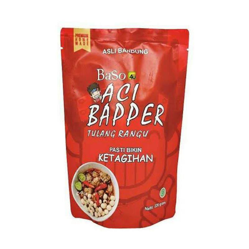 Jual (READY STOCK) BASO ACI BAPPER TULANG RANGU ORIGINAL BAKSO BAPER ...