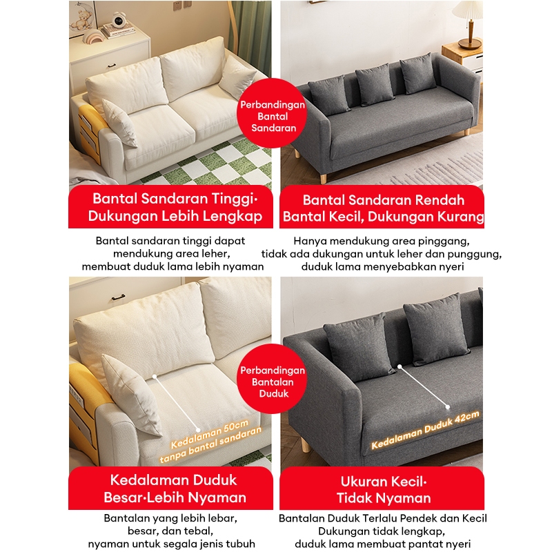 Jual Sofa Ruang Tamu Sofa Bed Sofa Selonjor Sofa Empuk Sofa Tidur ...