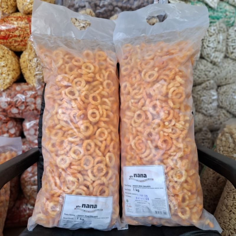 Jual snack ring balado 1kg (chiki ring) | Shopee Indonesia