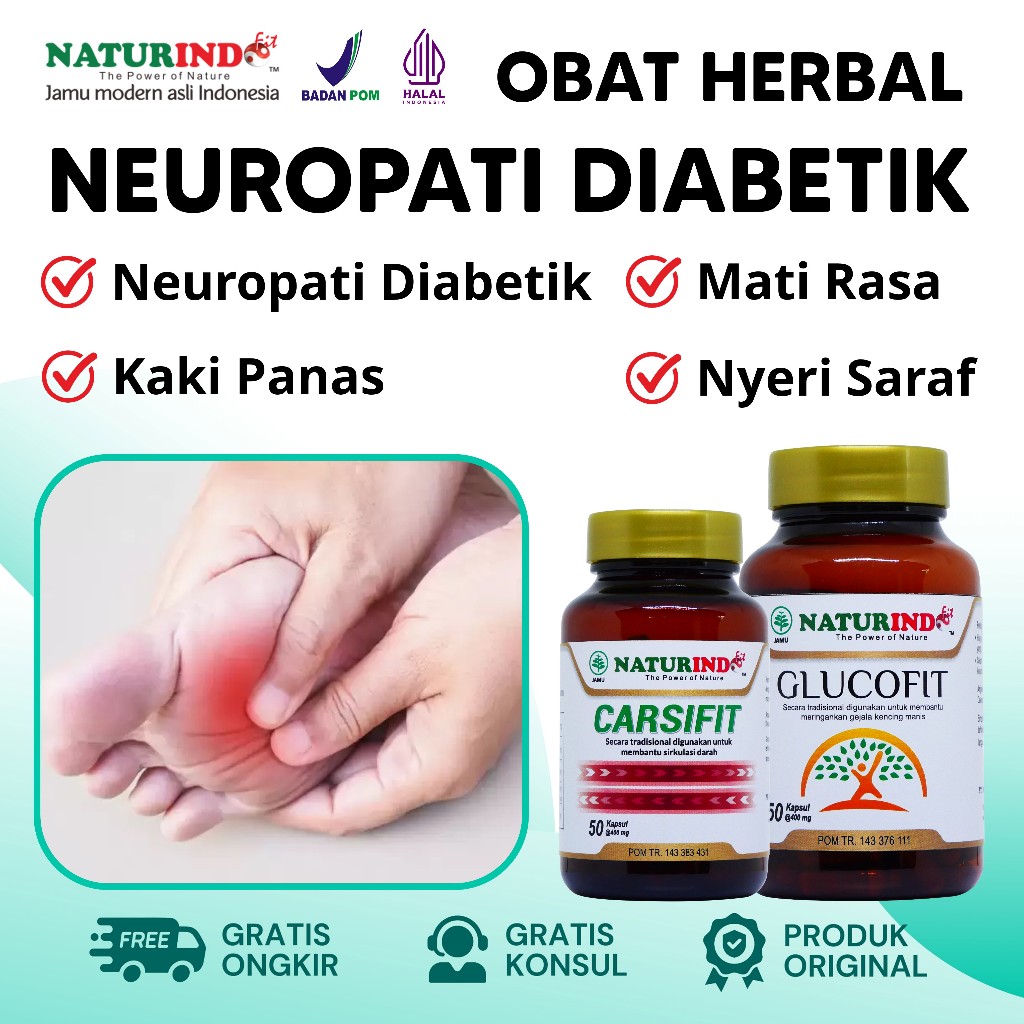 Jual Obat Neuropati Diabetik Kerusakan Gangguan Syaraf Diabetes Perifer ...