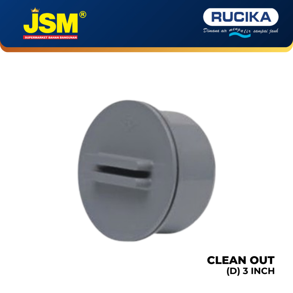 Jual RUCIKA CLEAN OUT 3 INCH (D) - JSM Supermarket Bahan Bangunan ...