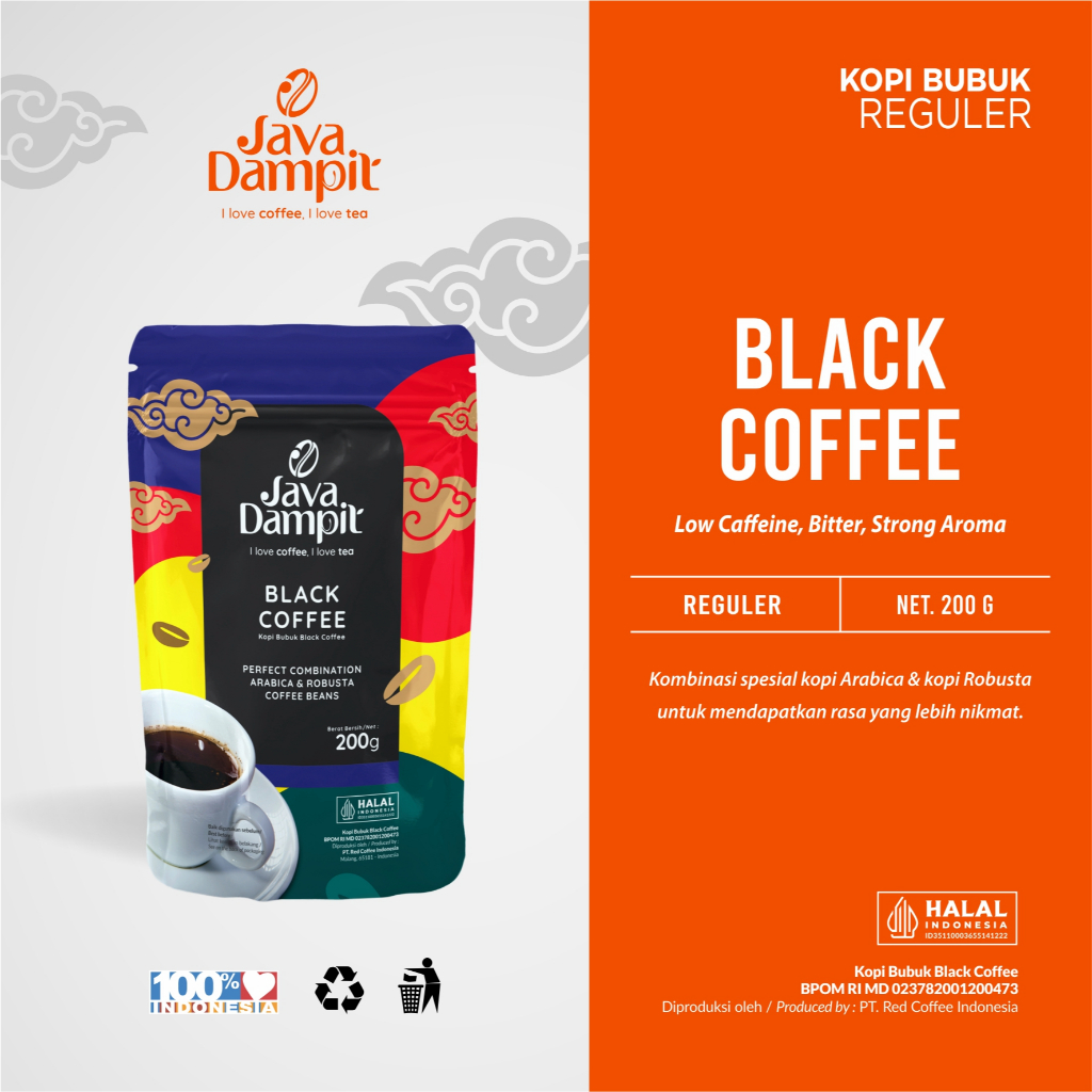 Jual KOPI BUBUK BLACK COFFEE HITAM HALUS 70g & 200g | Shopee Indonesia