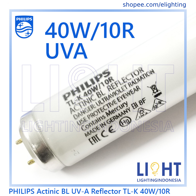 Jual PHILIPS Actinic BL TL TL-K 40W/10R Reflector Germany 40 Watt | Shopee Indonesia