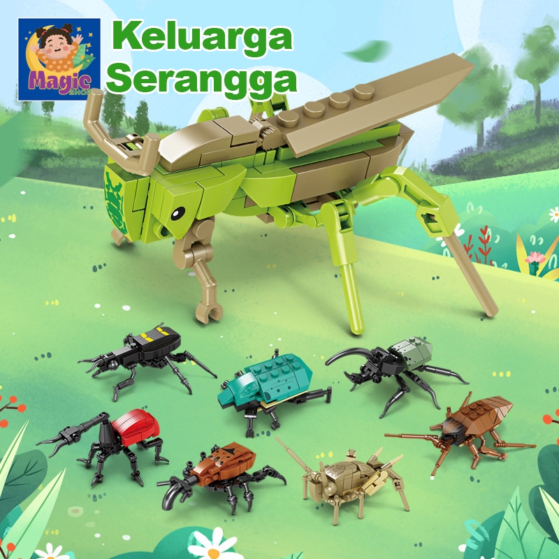 Jual Lego Hewan Serangga Dan Hewan Laut Lucu Kekinian / Lego Mainan ...