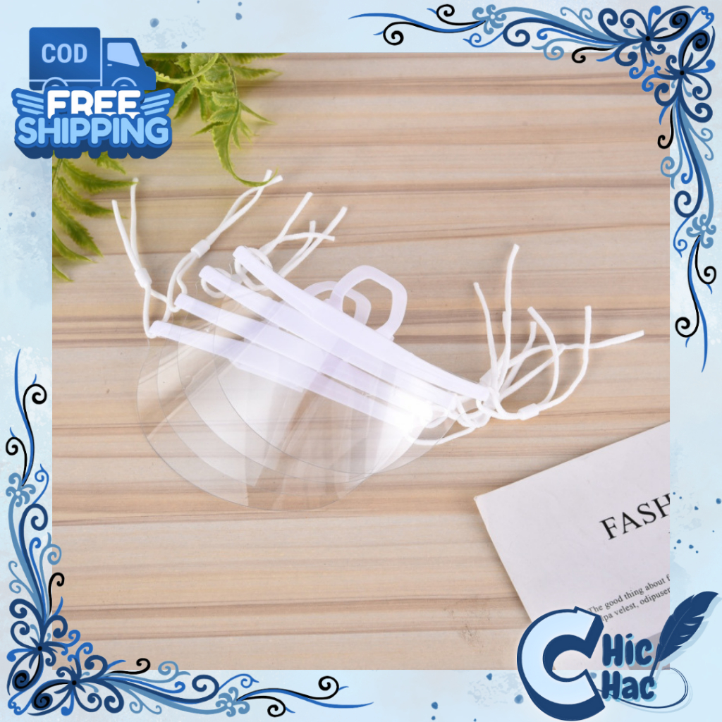 Jual Masker Transparan Plastik / Penutup Mulut Restoran MUA Serbaguna ...