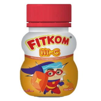 Jual FITKOM HI - C RASA JERUK BOTOL ISI 21 TABLET HISAP | Shopee Indonesia