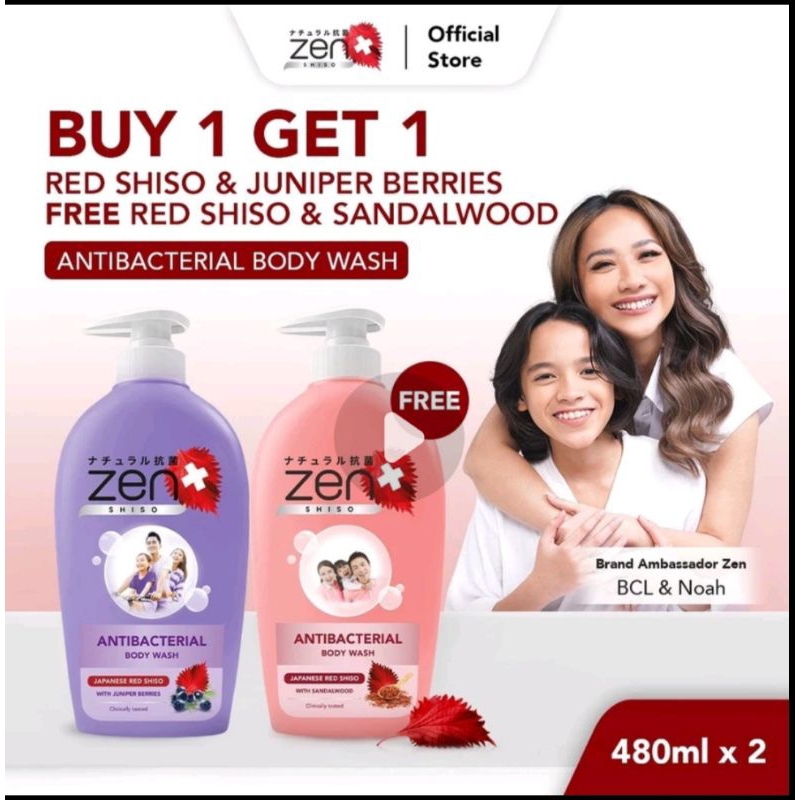 Jual Zen bodywash botol 450 beli 1 gratis 1 | Shopee Indonesia