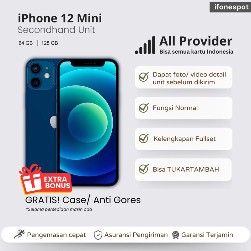 Jual iPhone 12mini Second Original Beacukai & non beacukai | Shopee Indonesia