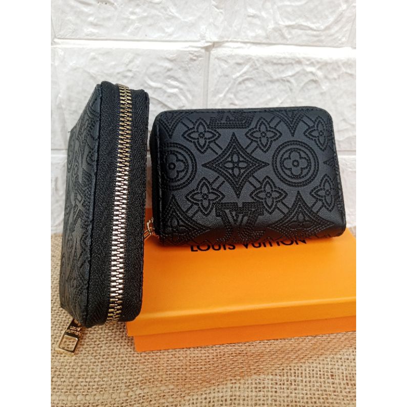 Jual Dompet mini hitam premium ukuran 13x9cm | Shopee Indonesia