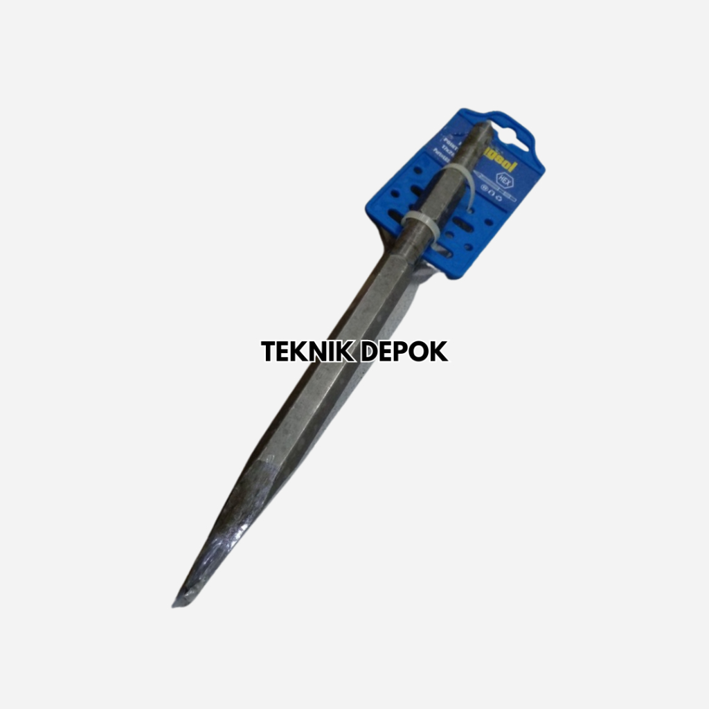 Jual Mata Bor Chisel Hex Point 17 x 350 mm Jack Hammer Drill Pahat ...