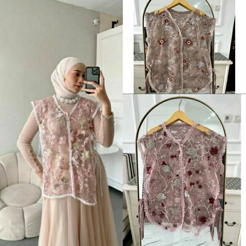 Jual Vest Brukat / Vest Gardenia / Vest Tile / Vest Kondangan / Vest ...