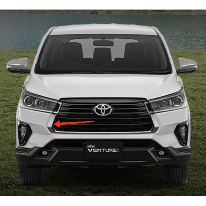 Jual Lis List Chrome Grille Grill Kiri Innova Reborn Original Toyota ...
